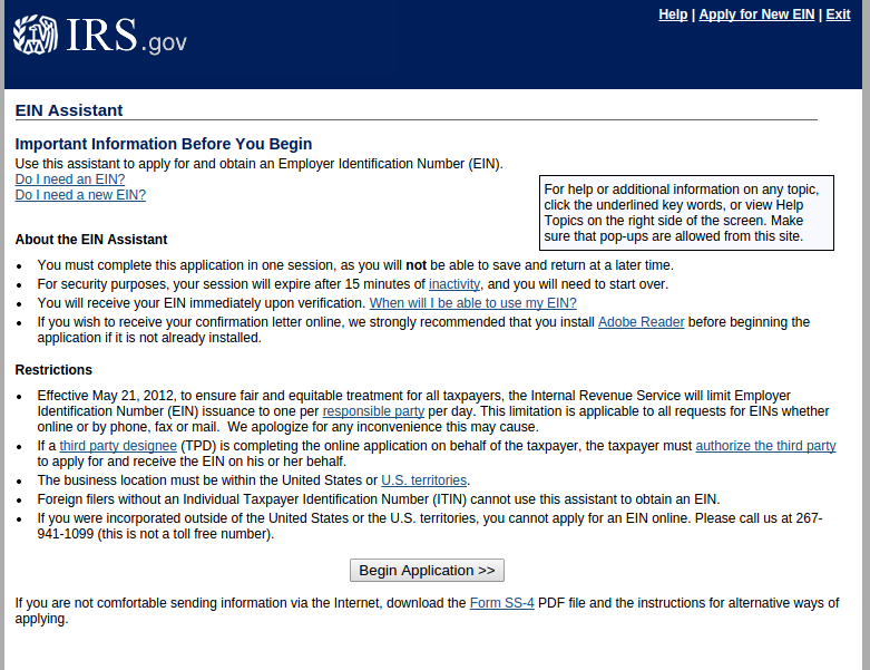How To Get A Wyoming Based EIN Number For Free With The IRS